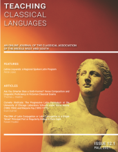 Back Issues | Teaching Classical Languages